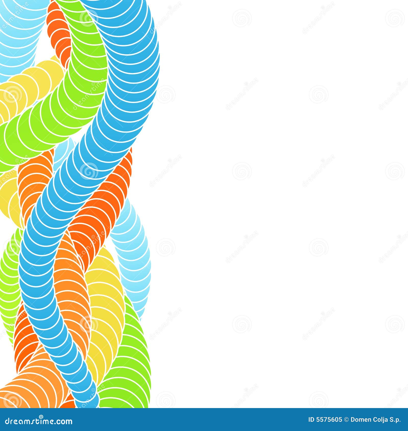 Abstract Circle Flow Background Stock Vector - Illustration of creative ...