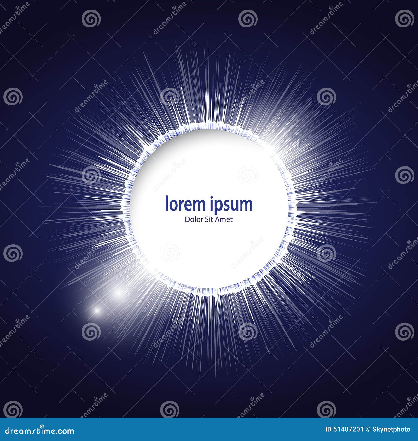 Abstract circle frame stock vector. Illustration of circle - 51407201