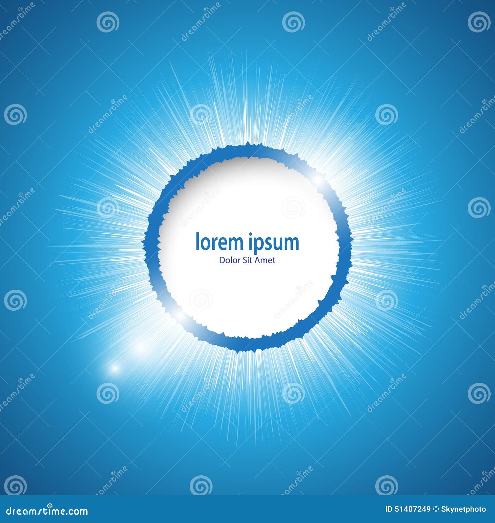 Abstract circle frame stock vector. Illustration of abstract - 51407249