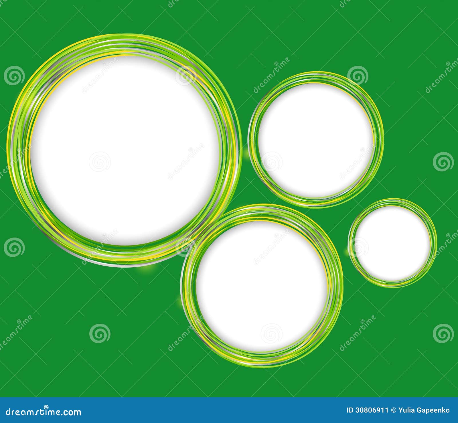 Abstract Circle Frame Vector Illustration Stock Vector - Illustration ...