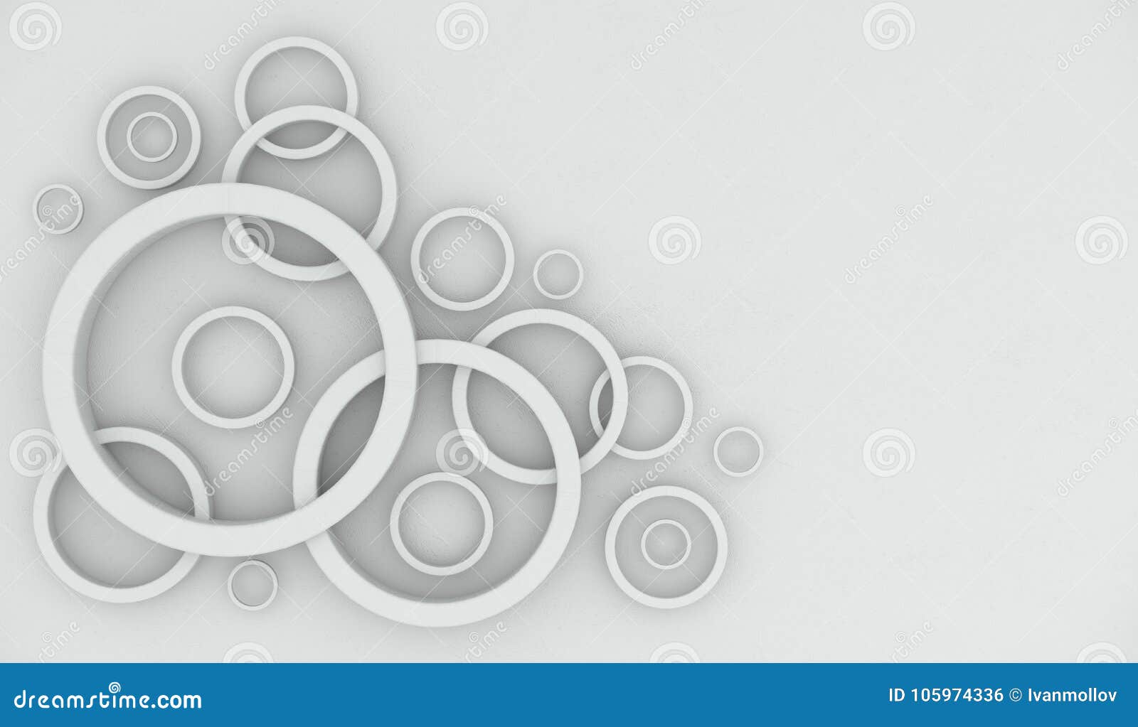 Abstract Circle Frames Top View Stock Illustration - Illustration of ...
