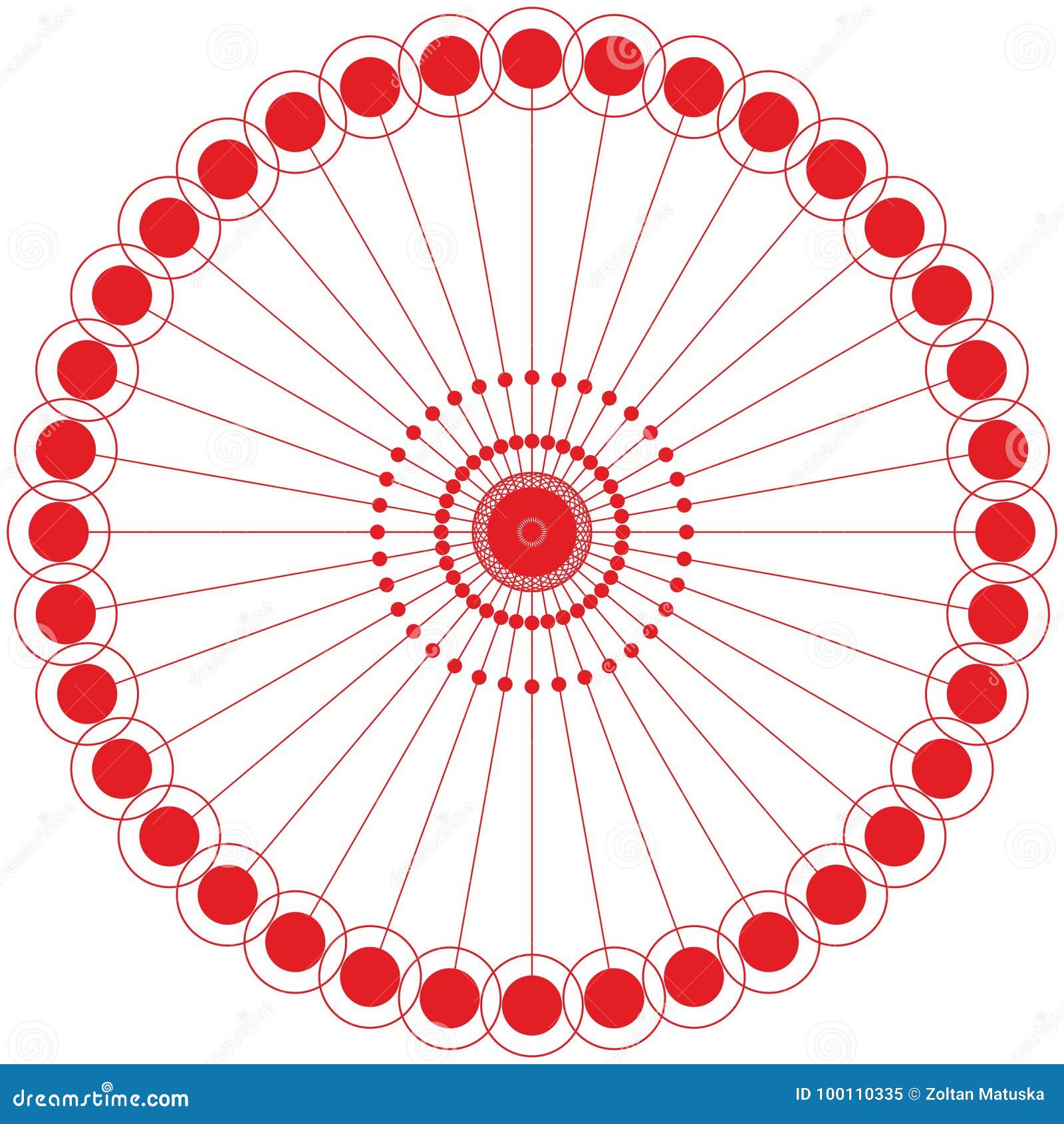 Abstract Circle Geometric Round Ring Background Vector Stock Vector ...