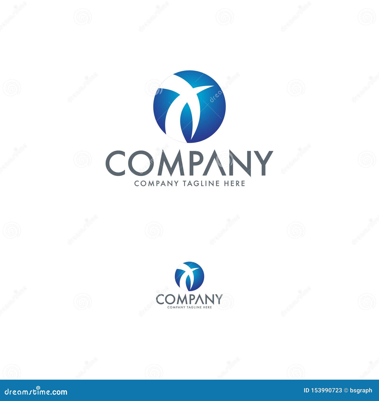 Abstract Circle and Global Logo Design Template Stock Vector ...