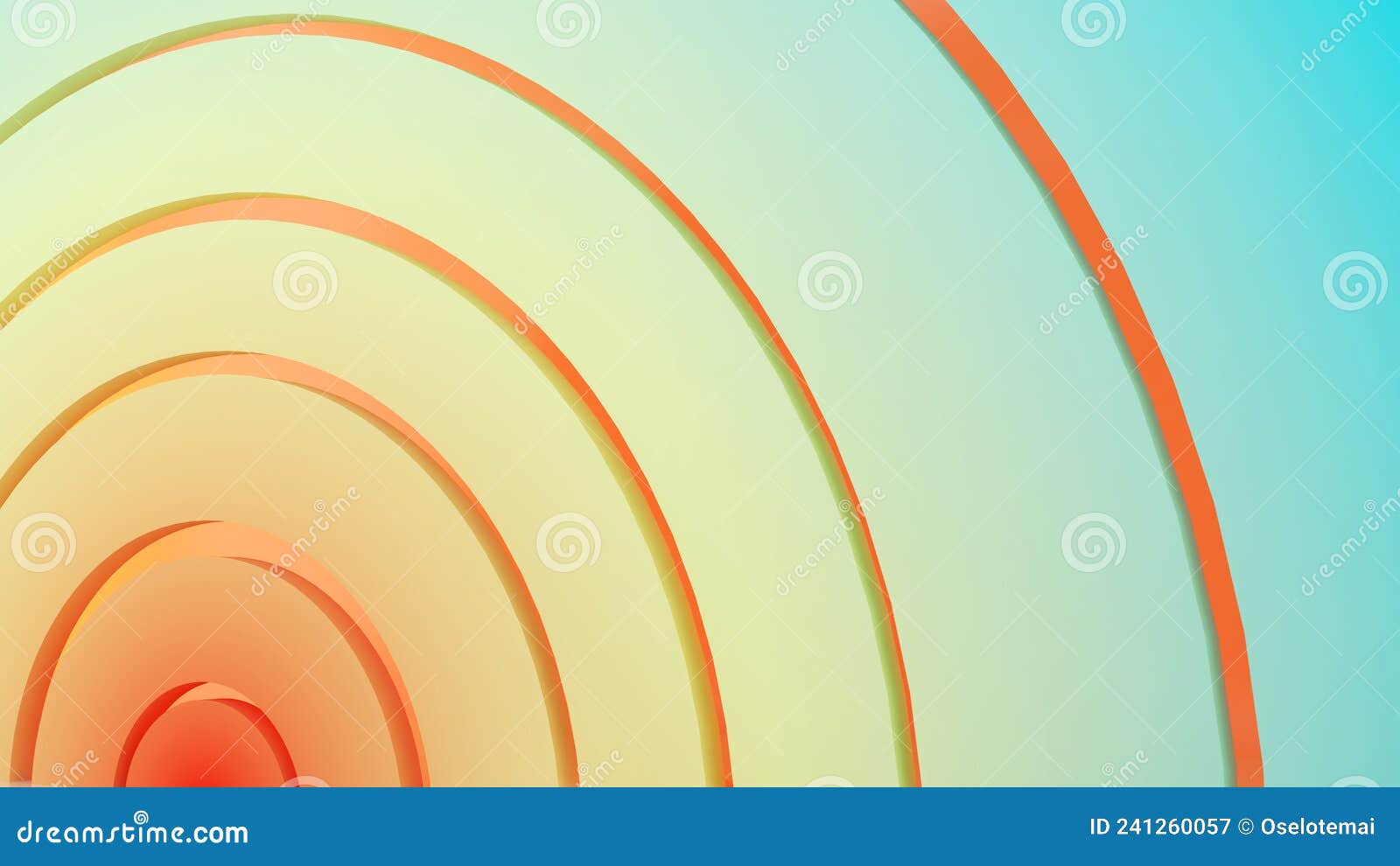 Abstract Circle Gradient Wave Background Stock Illustration ...