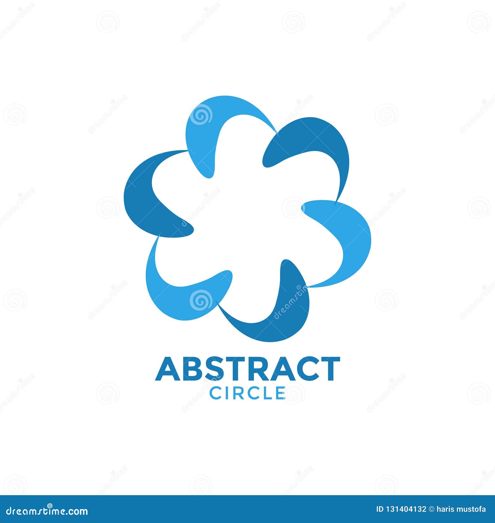 Abstract Circle Graphic Design Template Vector Stock Vector ...