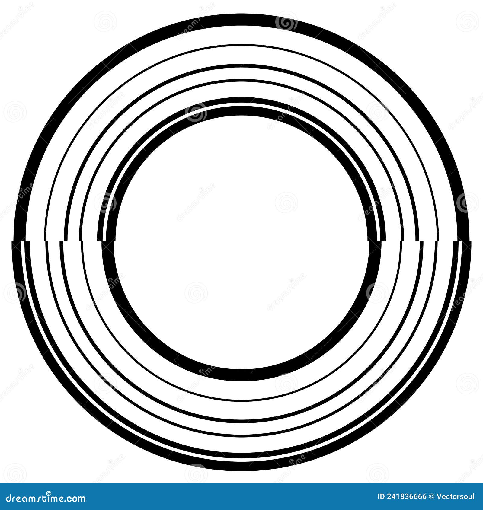 Abstract Circle Graphic. Geometric Circle, Ring Design Element Stock ...