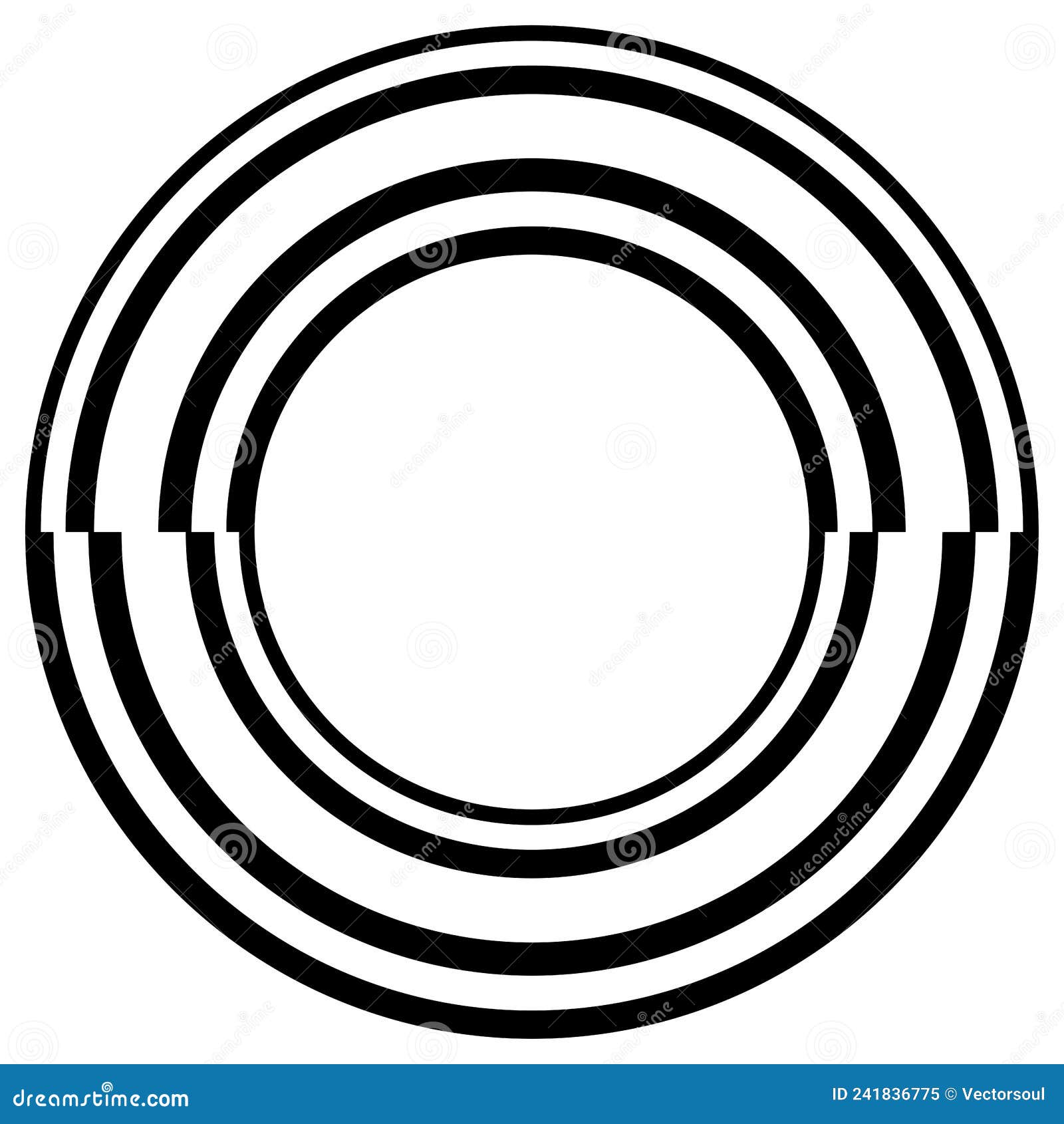 Abstract Circle Graphic. Geometric Circle, Ring Design Element Stock ...
