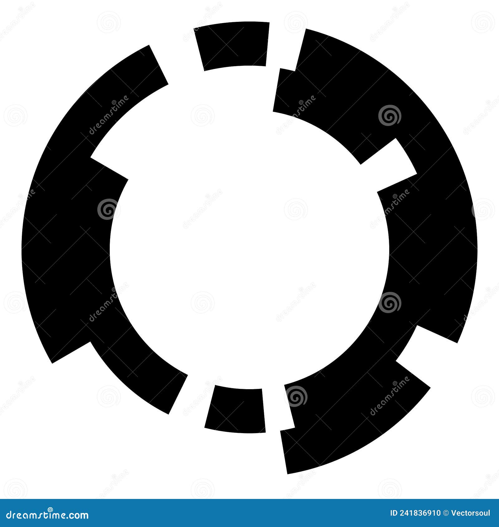 Abstract Circle Graphic. Geometric Circle, Ring Design Element Stock ...