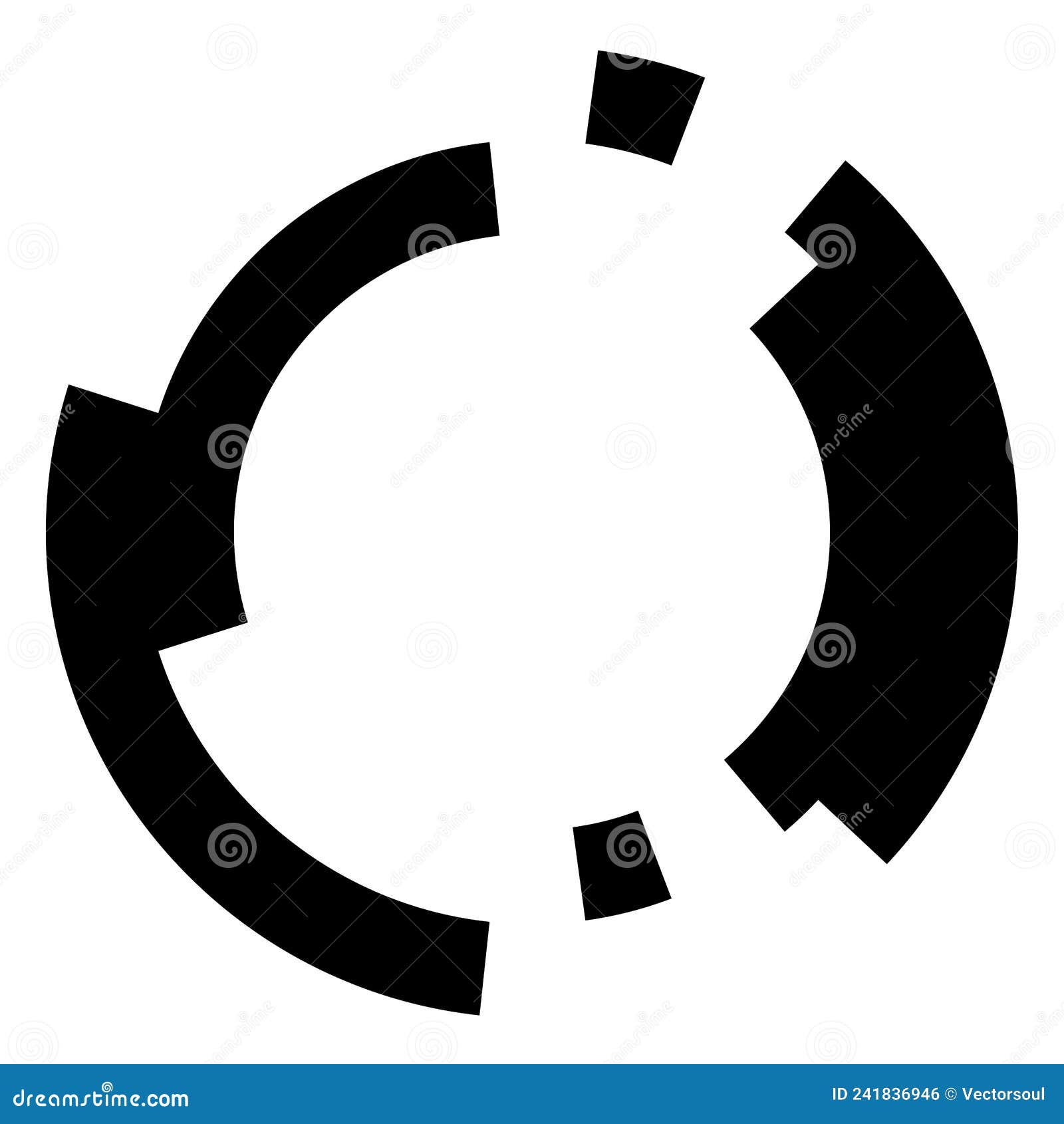 Abstract Circle Graphic. Geometric Circle, Ring Design Element Stock ...