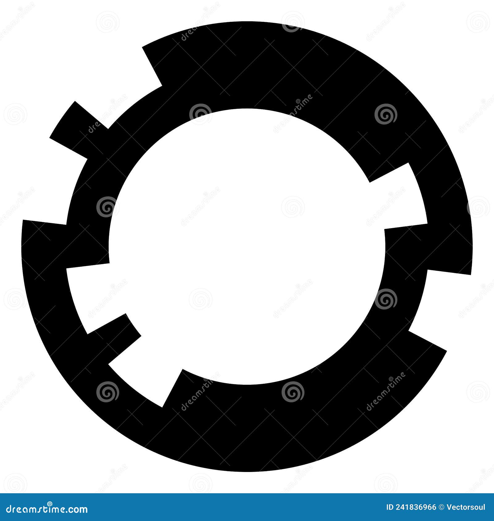 Abstract Circle Graphic. Geometric Circle, Ring Design Element Stock ...