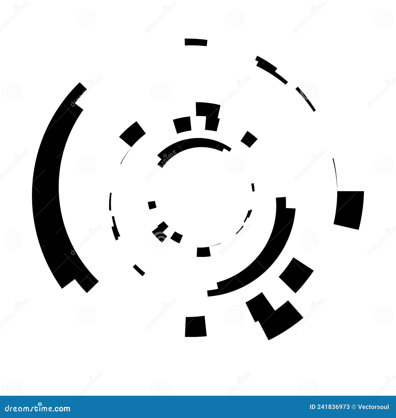 Abstract Circle Graphic. Geometric Circle, Ring Design Element Stock ...