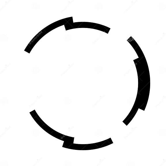 Abstract Circle Graphic. Geometric Circle, Ring Design Element Stock ...