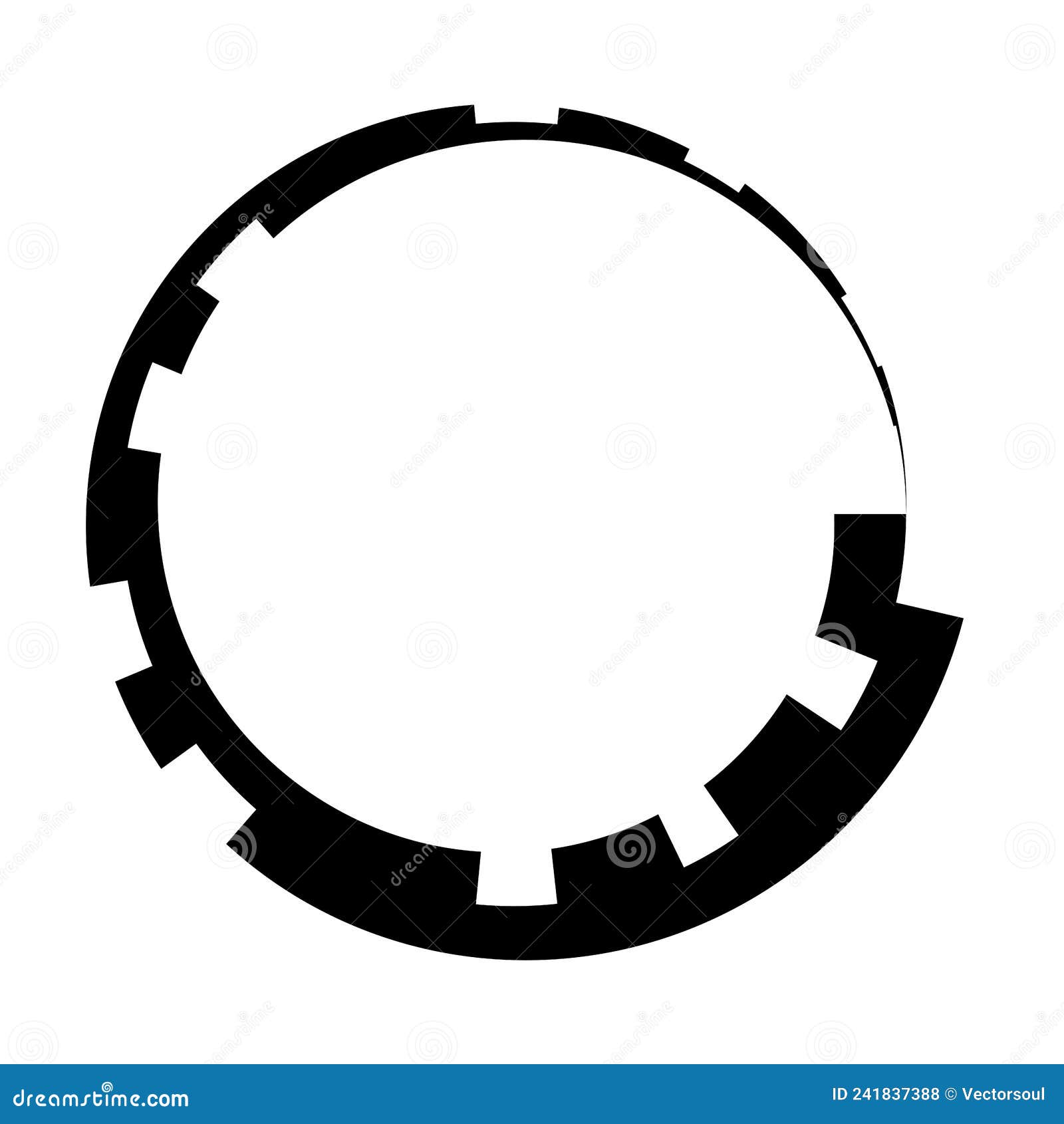 Abstract Circle Graphic. Geometric Circle, Ring Design Element Stock ...