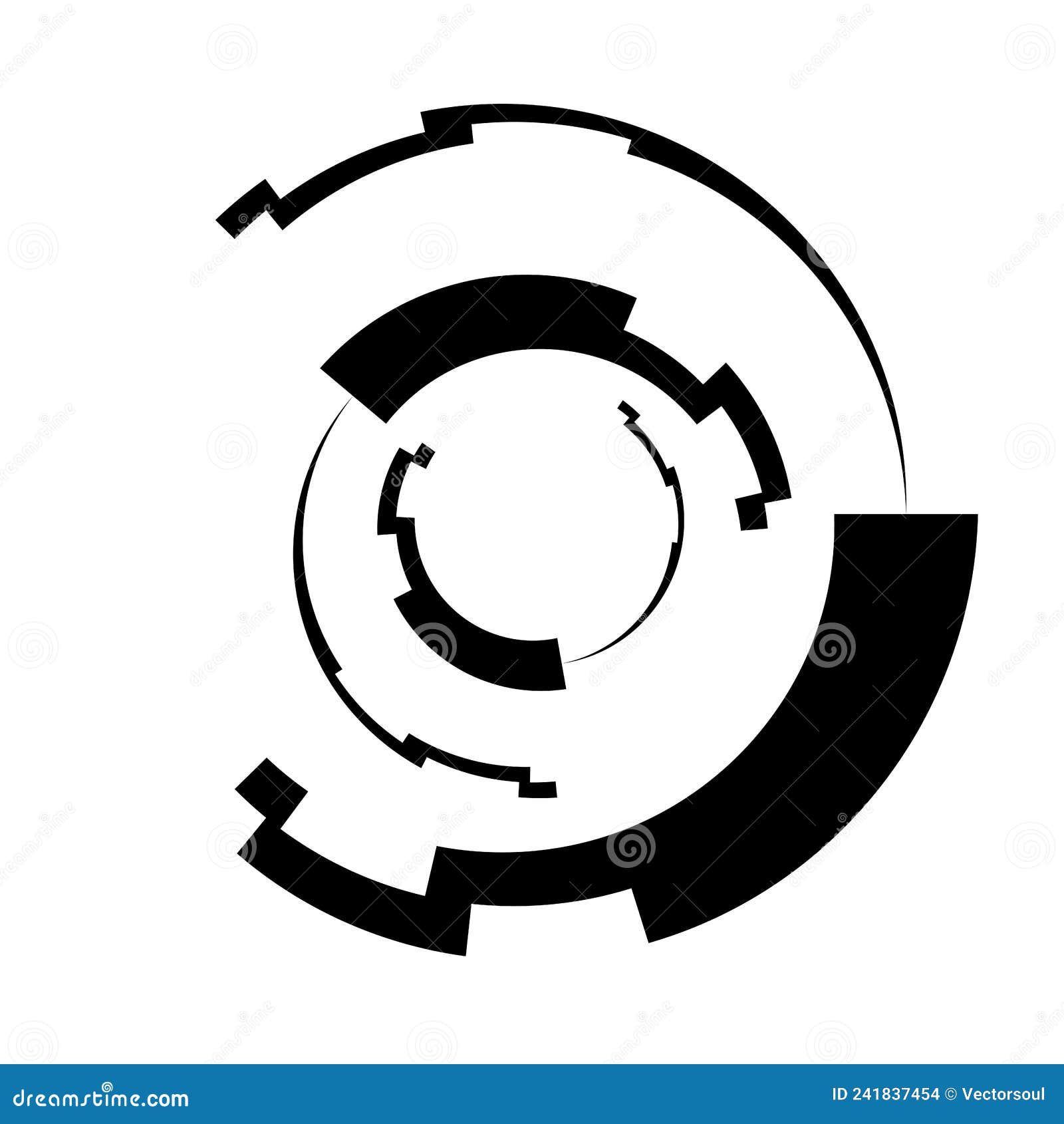 Abstract Circle Graphic. Geometric Circle, Ring Design Element Stock ...