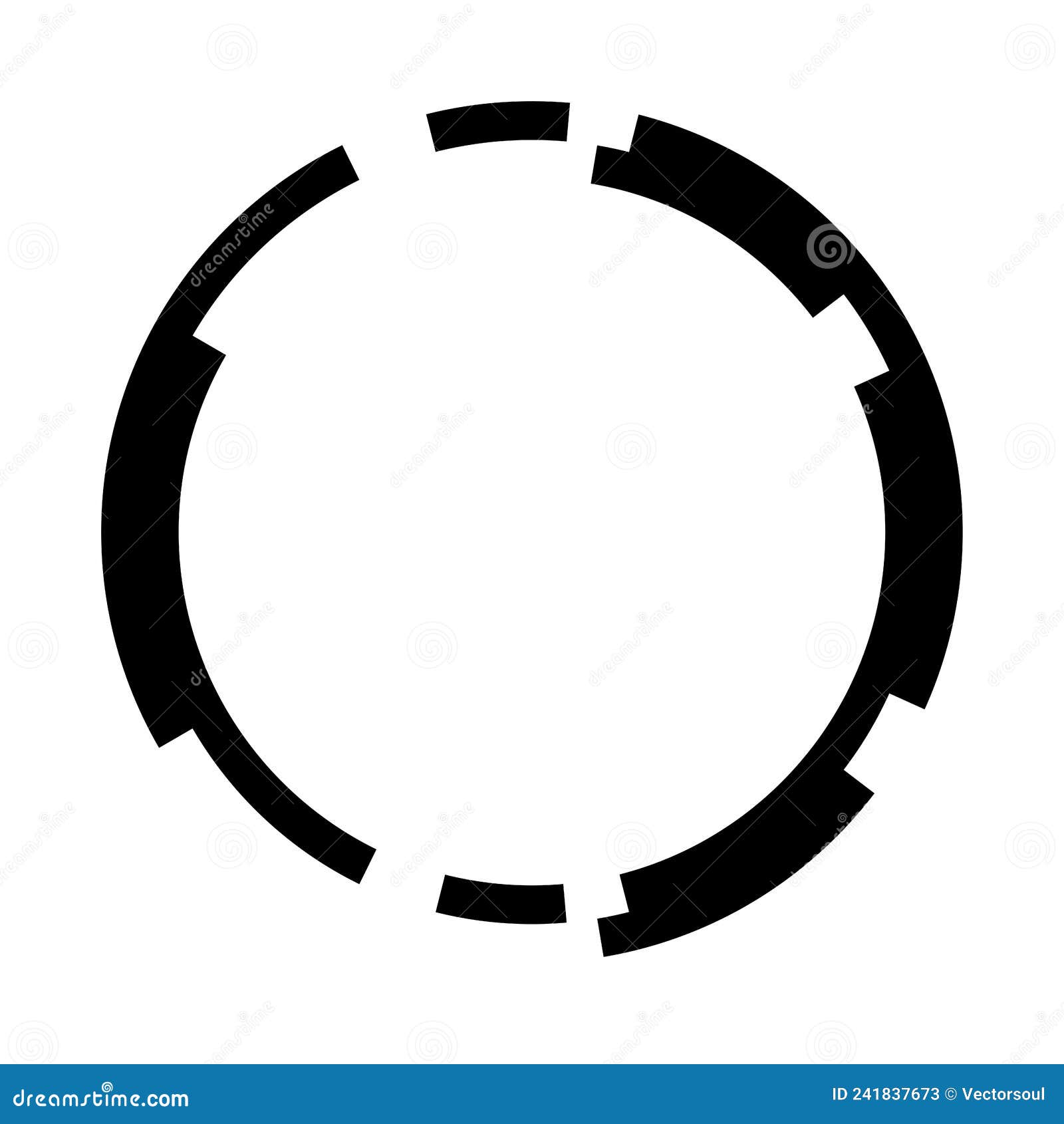 Abstract Circle Graphic. Geometric Circle, Ring Design Element Stock ...