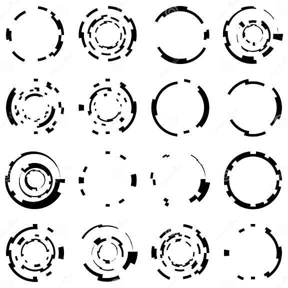 Abstract Circle Graphic. Geometric Circle, Ring Design Element Stock ...