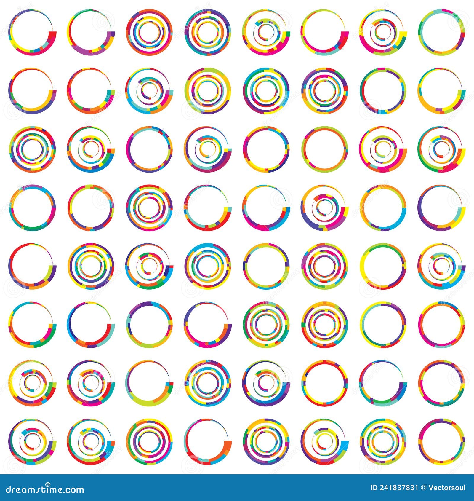 Abstract Circle Graphic. Geometric Circle, Ring Design Element Stock ...