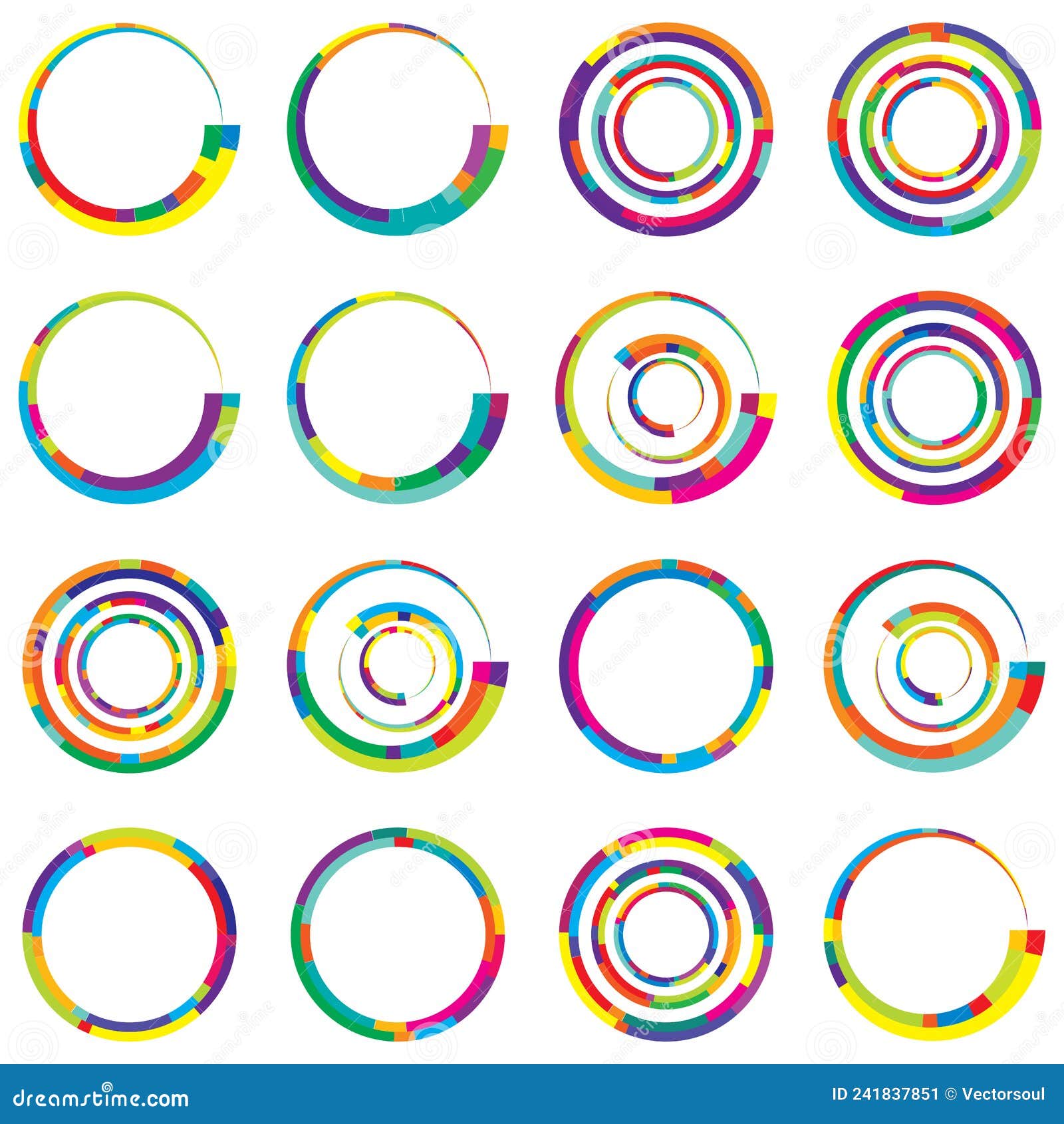 Abstract Circle Graphic. Geometric Circle, Ring Design Element Stock ...