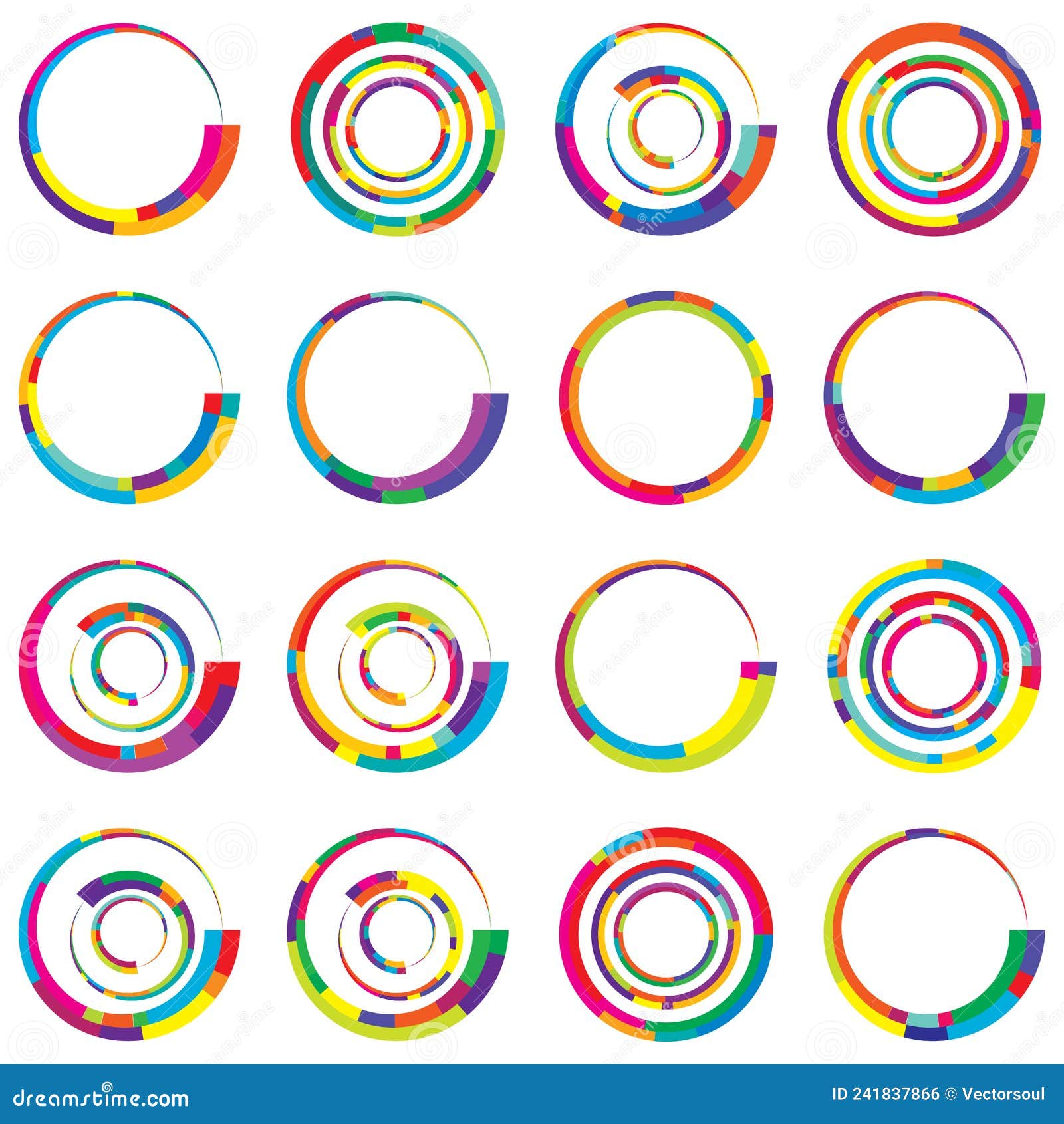 Abstract Circle Graphic. Geometric Circle, Ring Design Element Stock ...