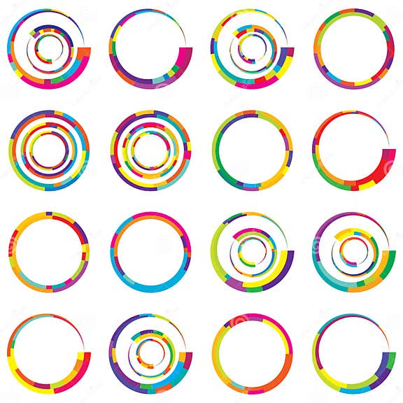 Abstract Circle Graphic. Geometric Circle, Ring Design Element Stock ...