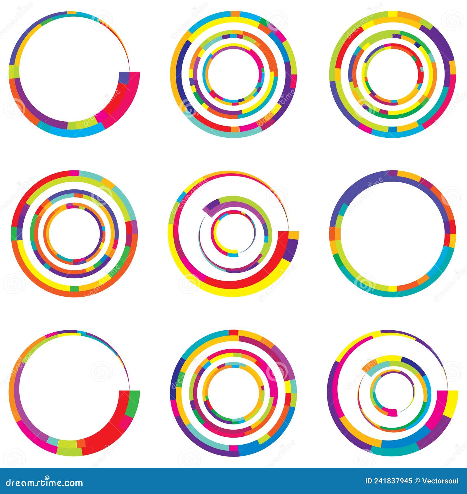 Abstract Circle Graphic. Geometric Circle, Ring Design Element Stock ...