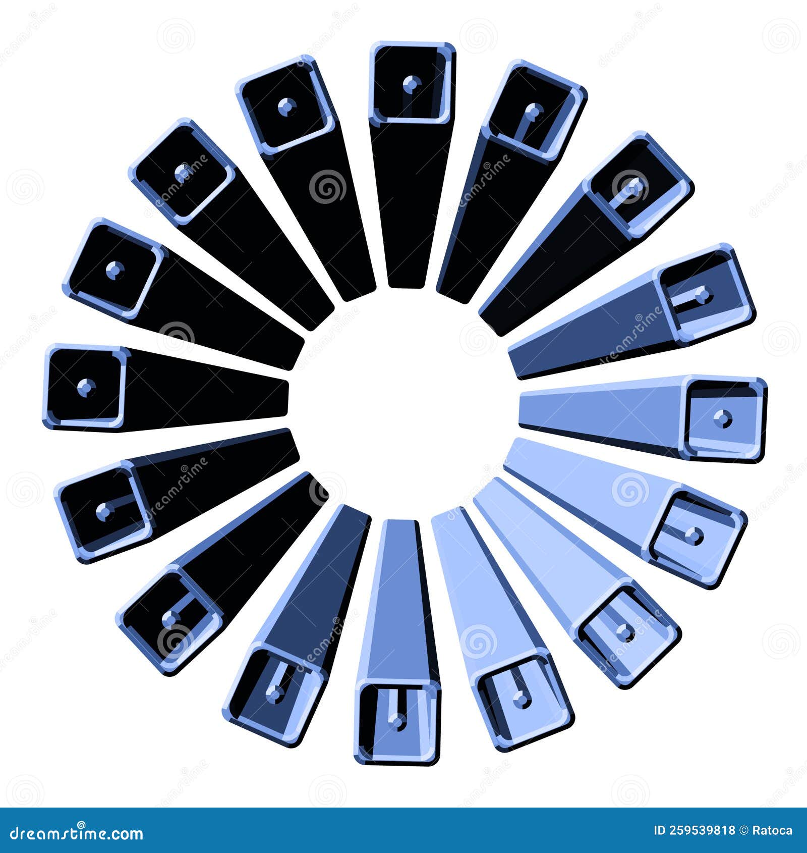 Abstract circle icon stock vector. Illustration of symbol - 259539818