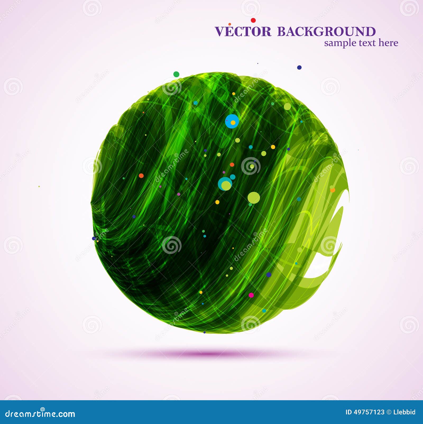 Abstract Circle Illustration Stock Vector - Illustration of decoration ...