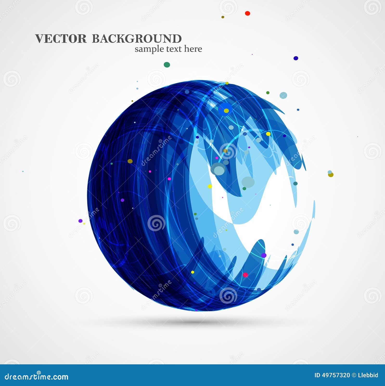 Abstract Circle Illustration Stock Vector - Illustration of element ...