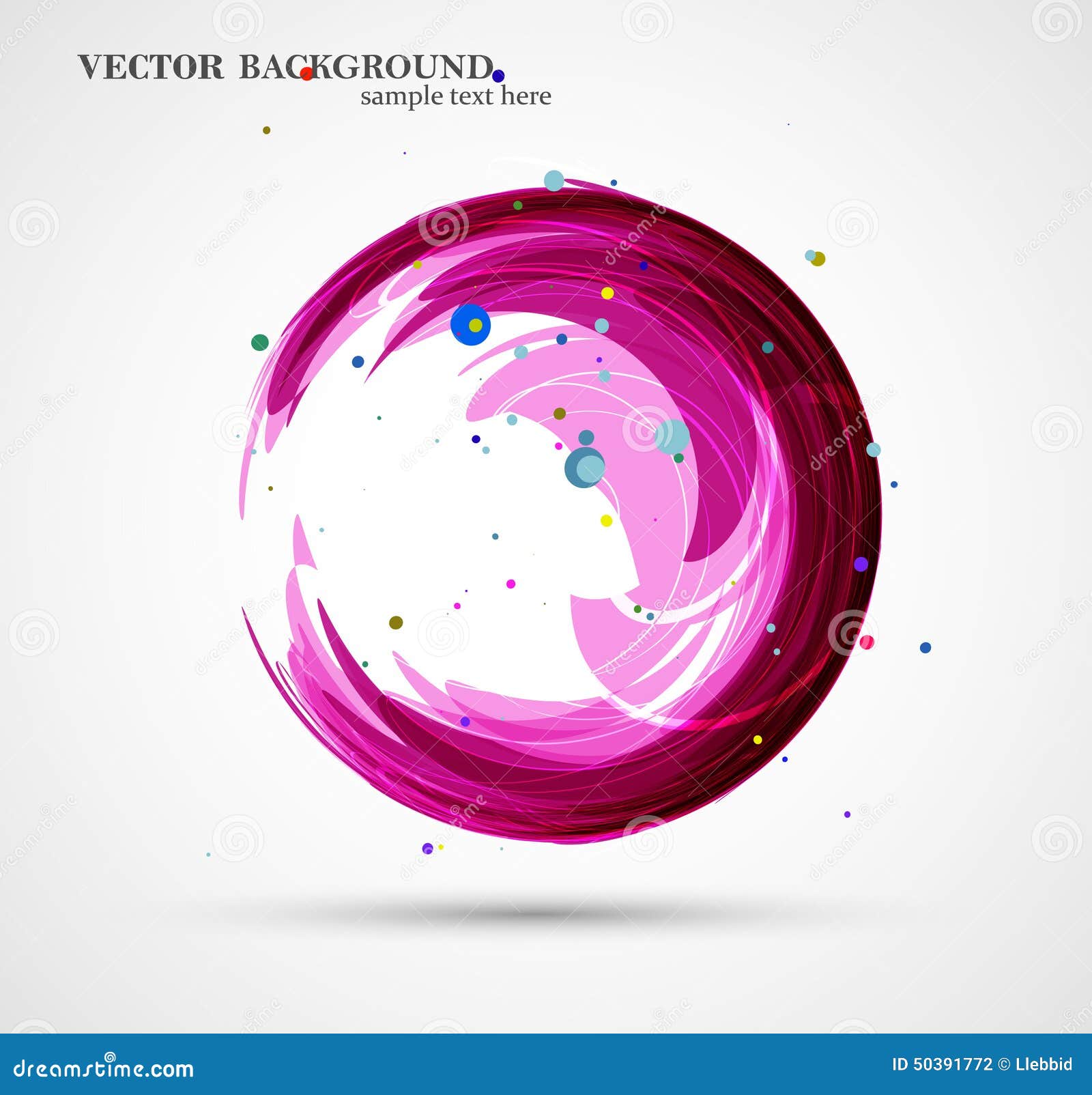 Abstract Circle Illustration Stock Vector - Illustration of elegance ...