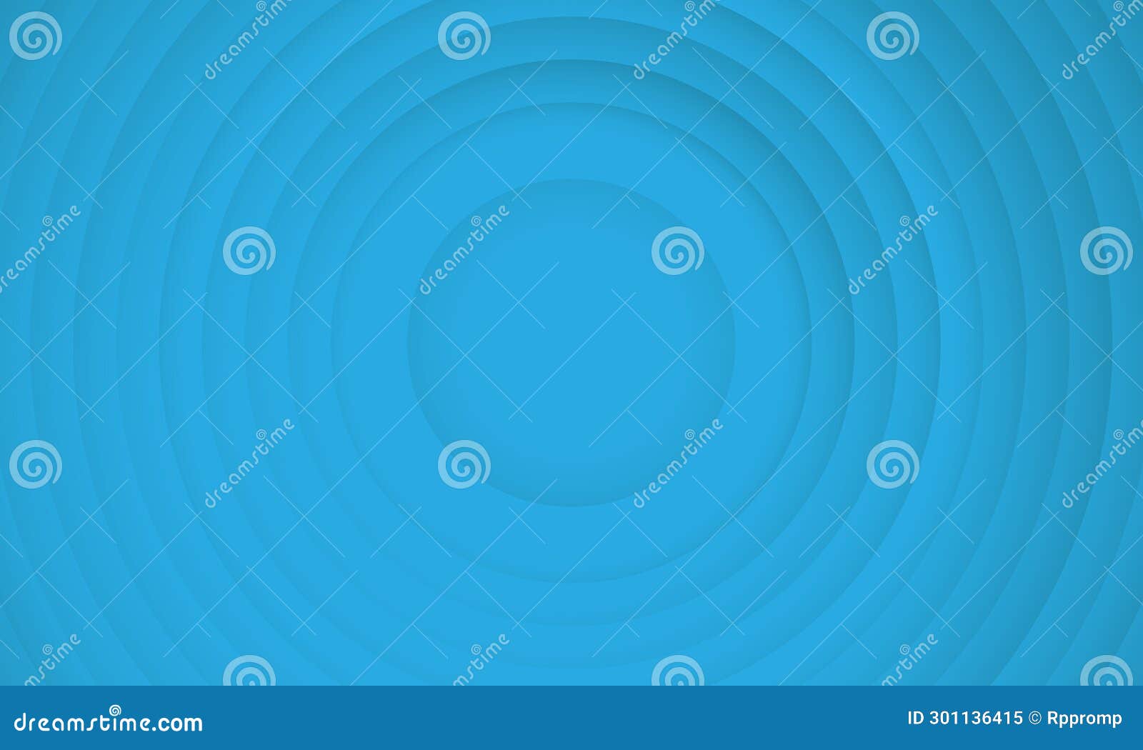 Abstract Circle Layers Texture on Blue Background with Shadow Stock ...