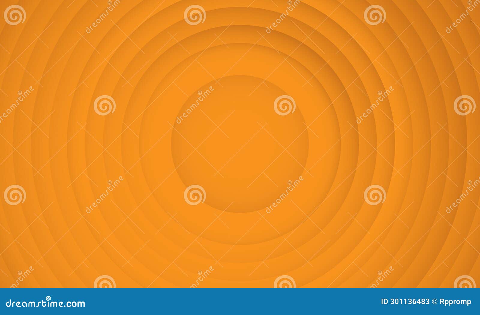 Abstract Circle Layers Texture on Orange Background with Shadow Stock ...