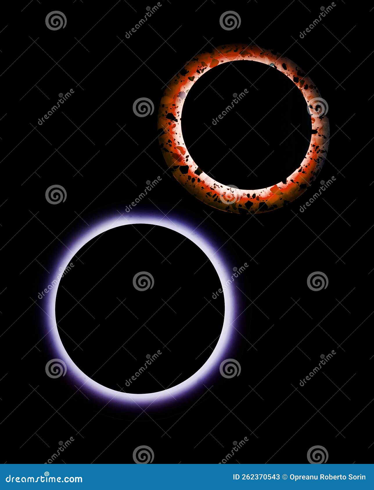 Abstract circle led light stock illustration. Illustration of effect ...