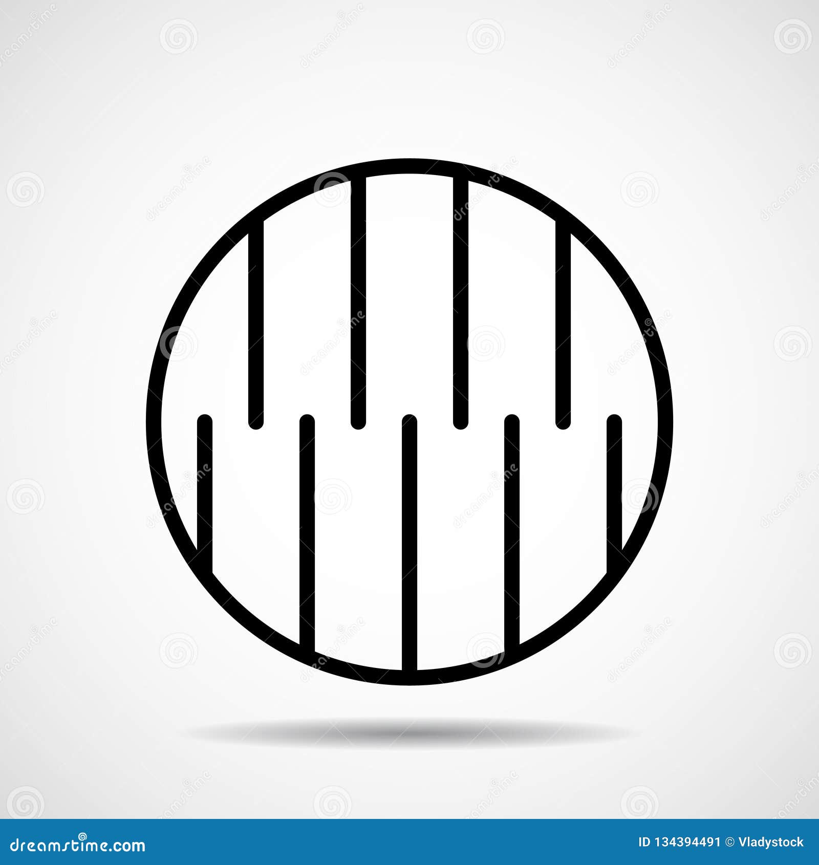 Abstract Circle of Line. Vector Design Element Stock Vector ...