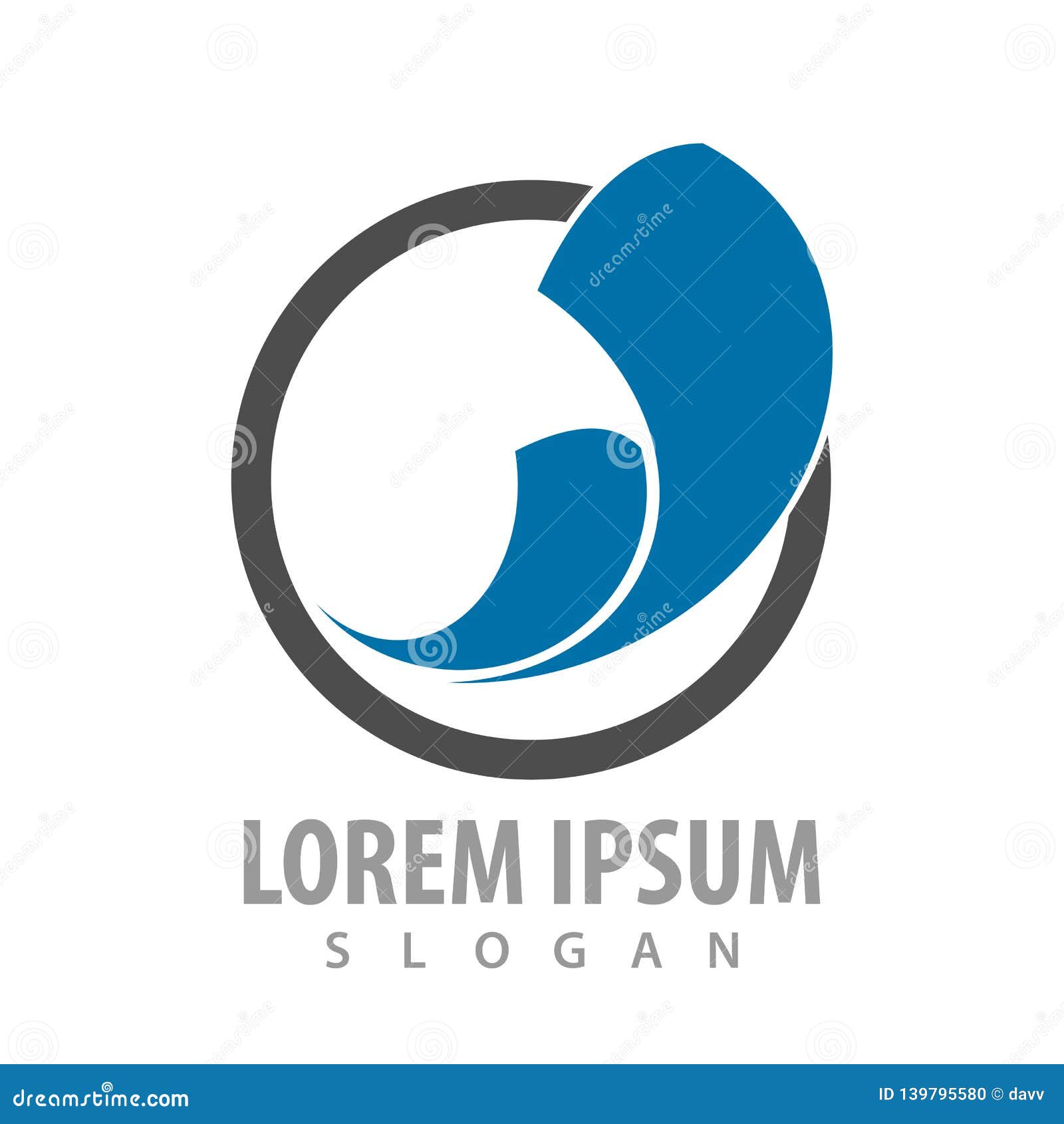 Abstract Circle Logo Concept Design. Symbol Graphic Template Element ...