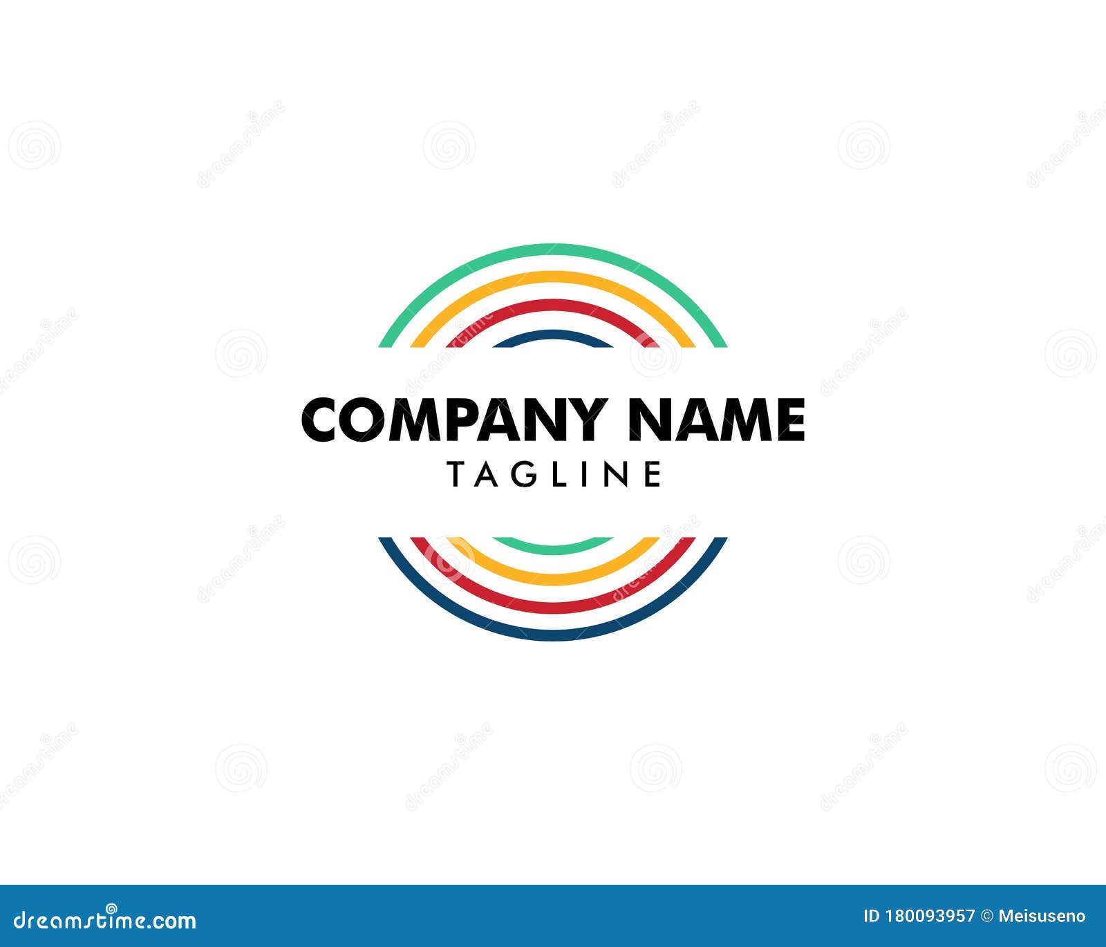 Abstract Circle Logo Design Template Stock Vector - Illustration of ...