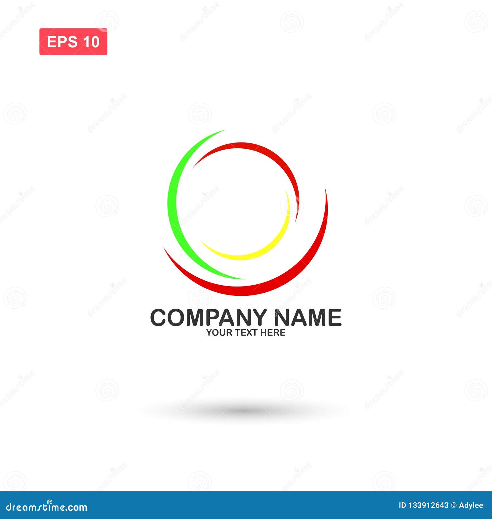 Abstract Circle Logo Design Vector Isolated Stock Vector - Illustration ...