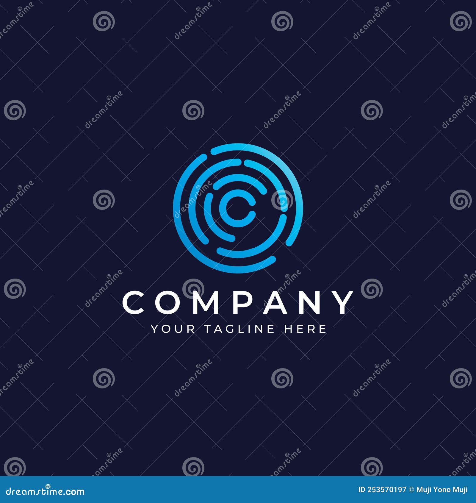 Abstract Circle Logo Elements, Circle Lines, Minimalist Circles ...