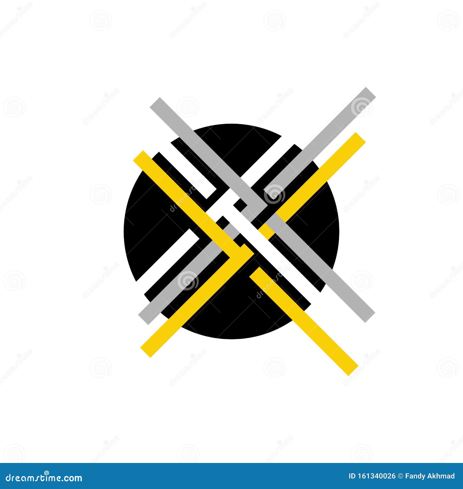 Abstract Circle Logo Elements Round Curve Swirl Design Vector ...