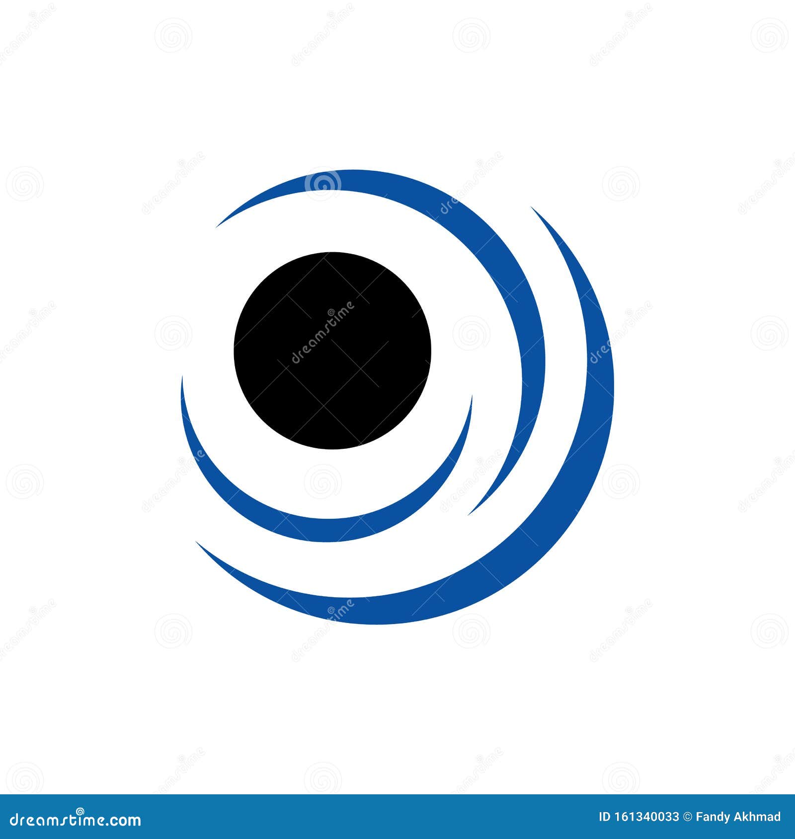 Abstract Circle Logo Elements Round Curve Swirl Design Vector ...