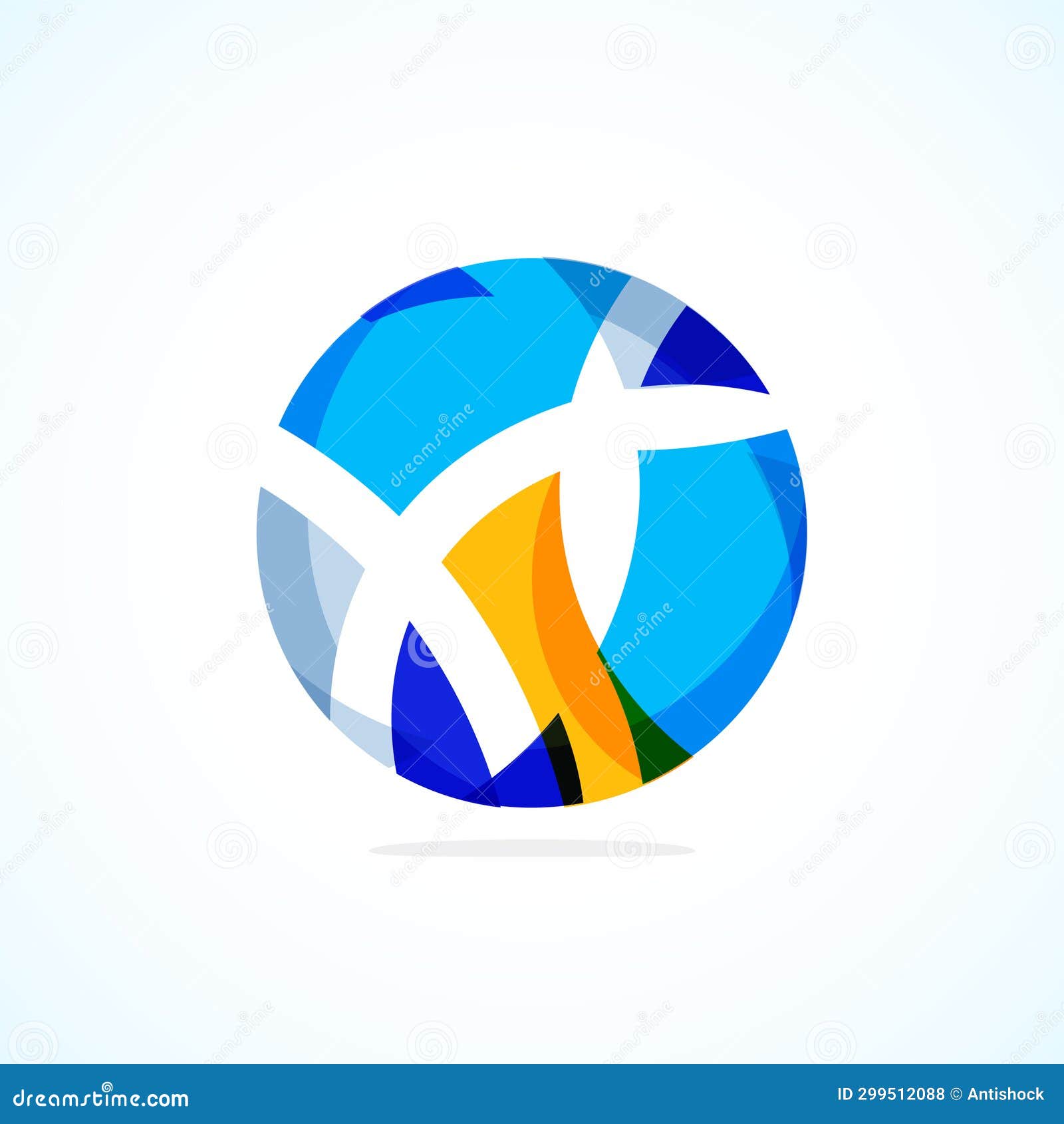 Abstract Circle Logo - Minimalist Emblem, Timeless and Universal Shape ...