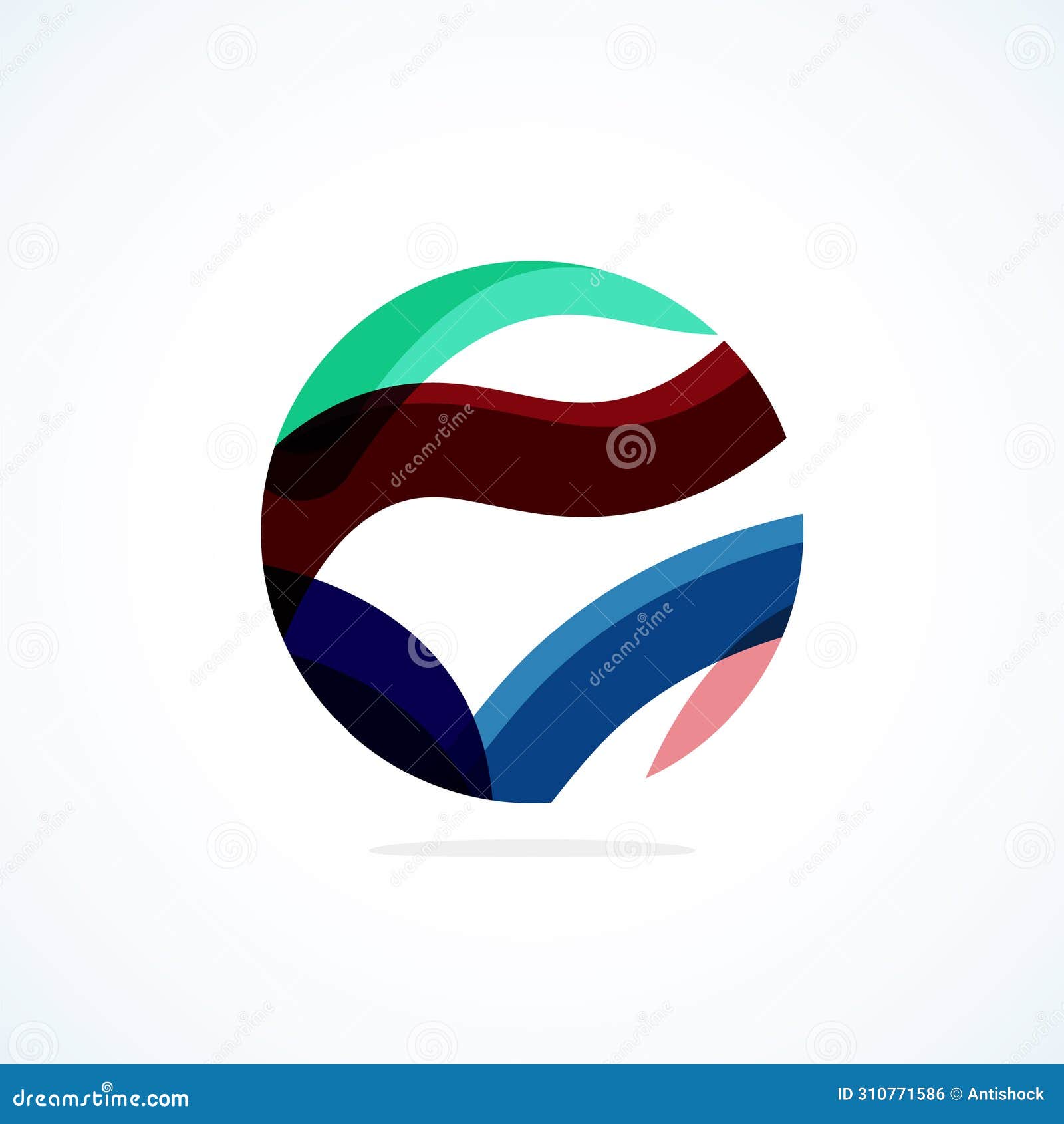 Abstract Circle Logo - Minimalist Emblem, Timeless and Universal Shape ...