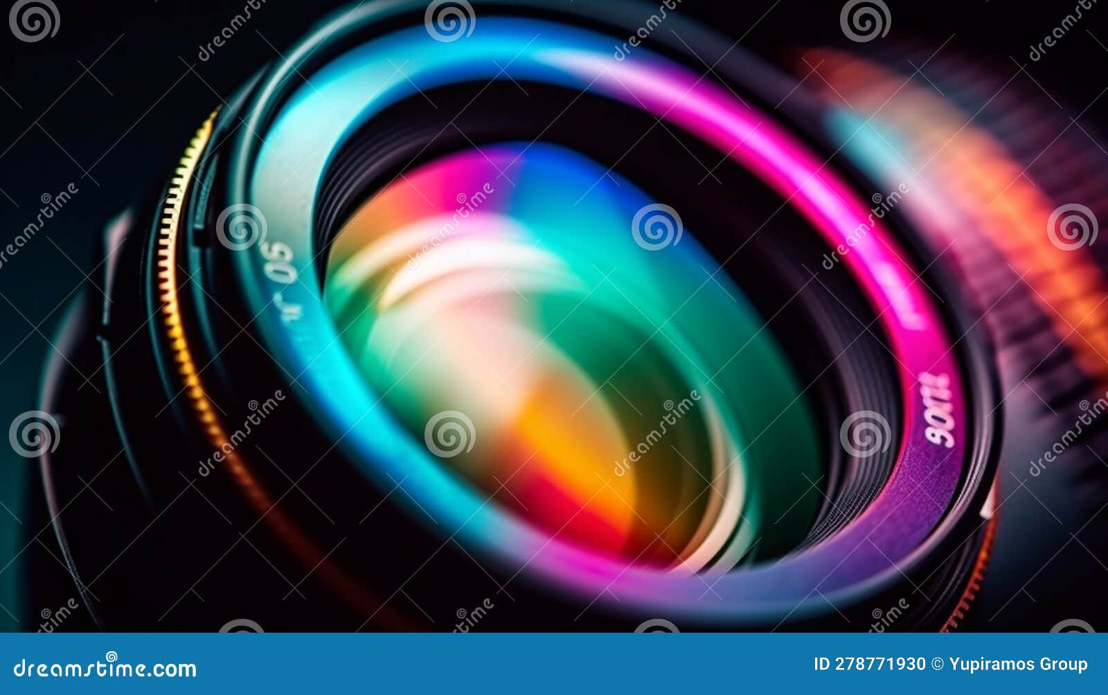 Abstract Circle of Motion, Digitally Generated Image with Futuristic ...