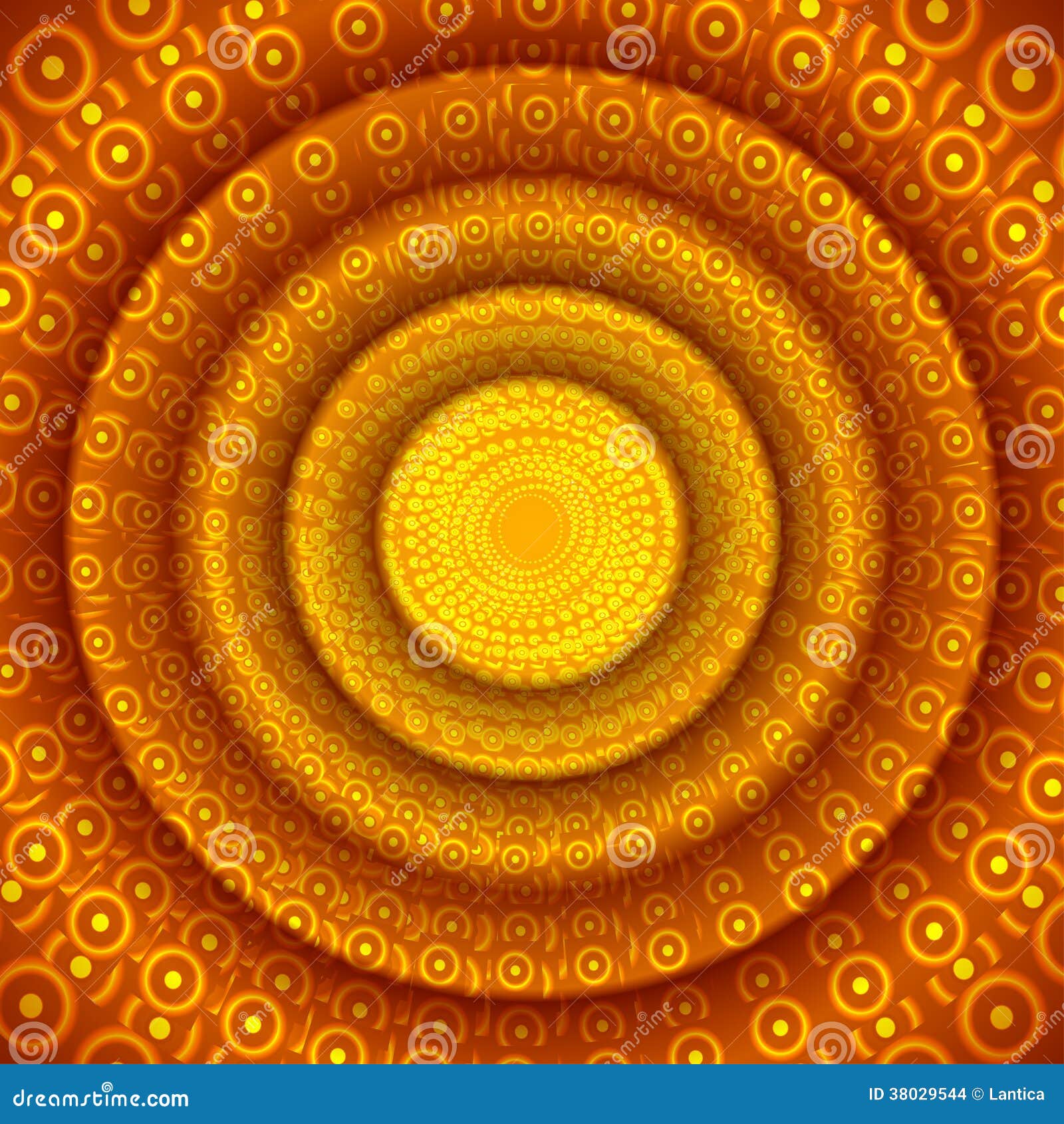 Abstract Circle Orange Background for Design Stock Illustration ...