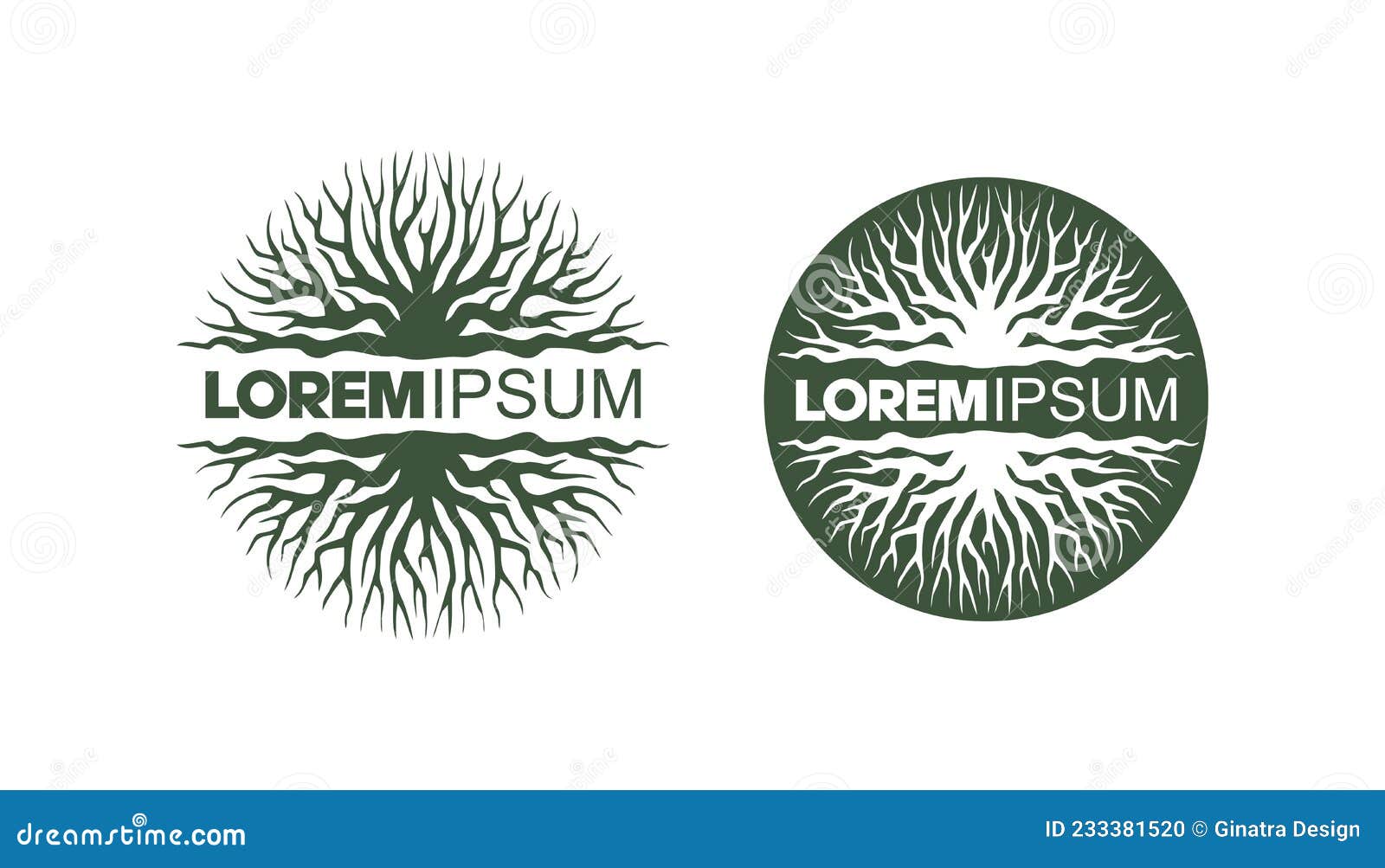 Abstract Circle Root Vector Sign Stock Vector - Illustration of green ...