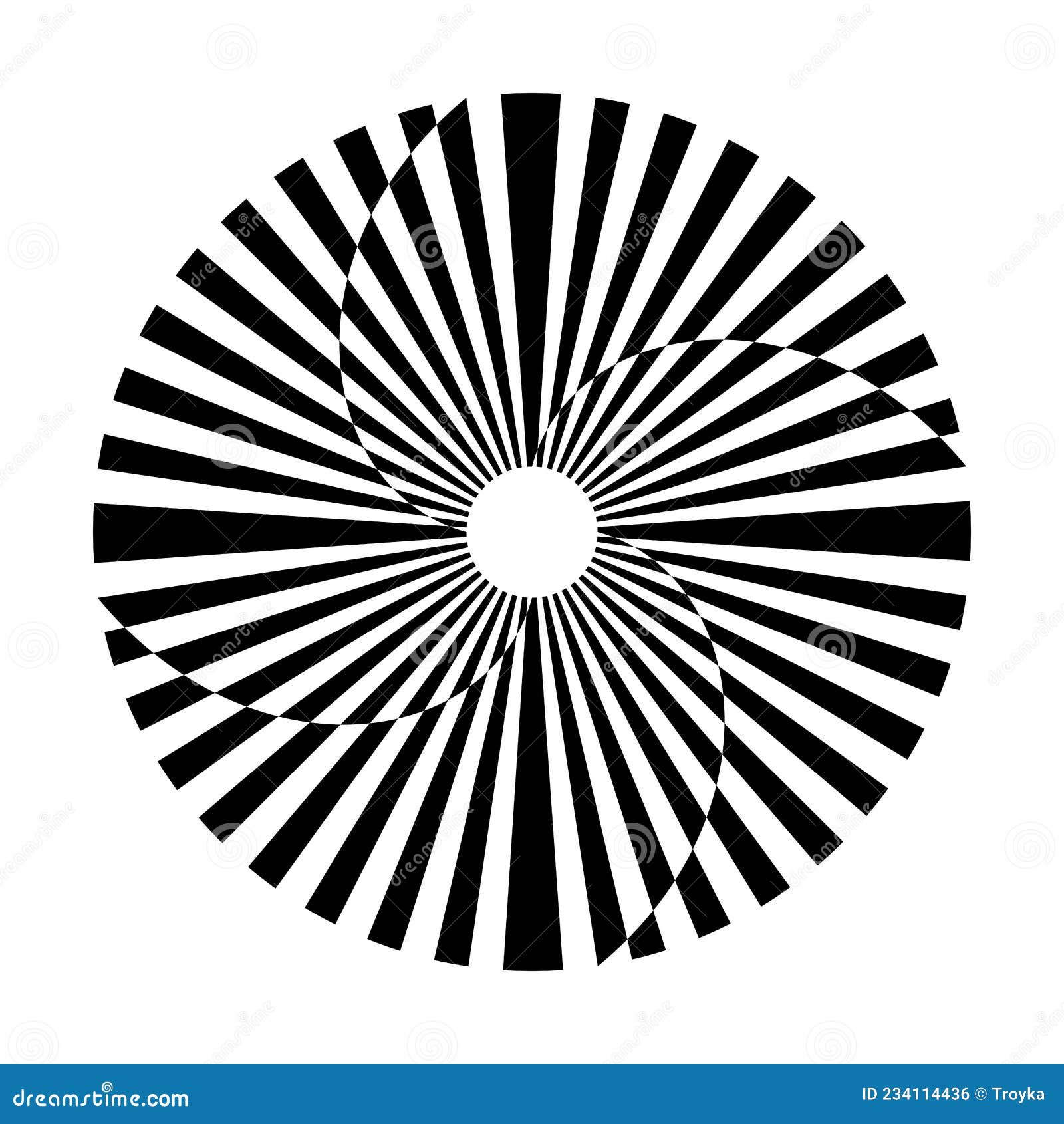 Abstract Circle Rotation Circular Design Element Stock Vector ...