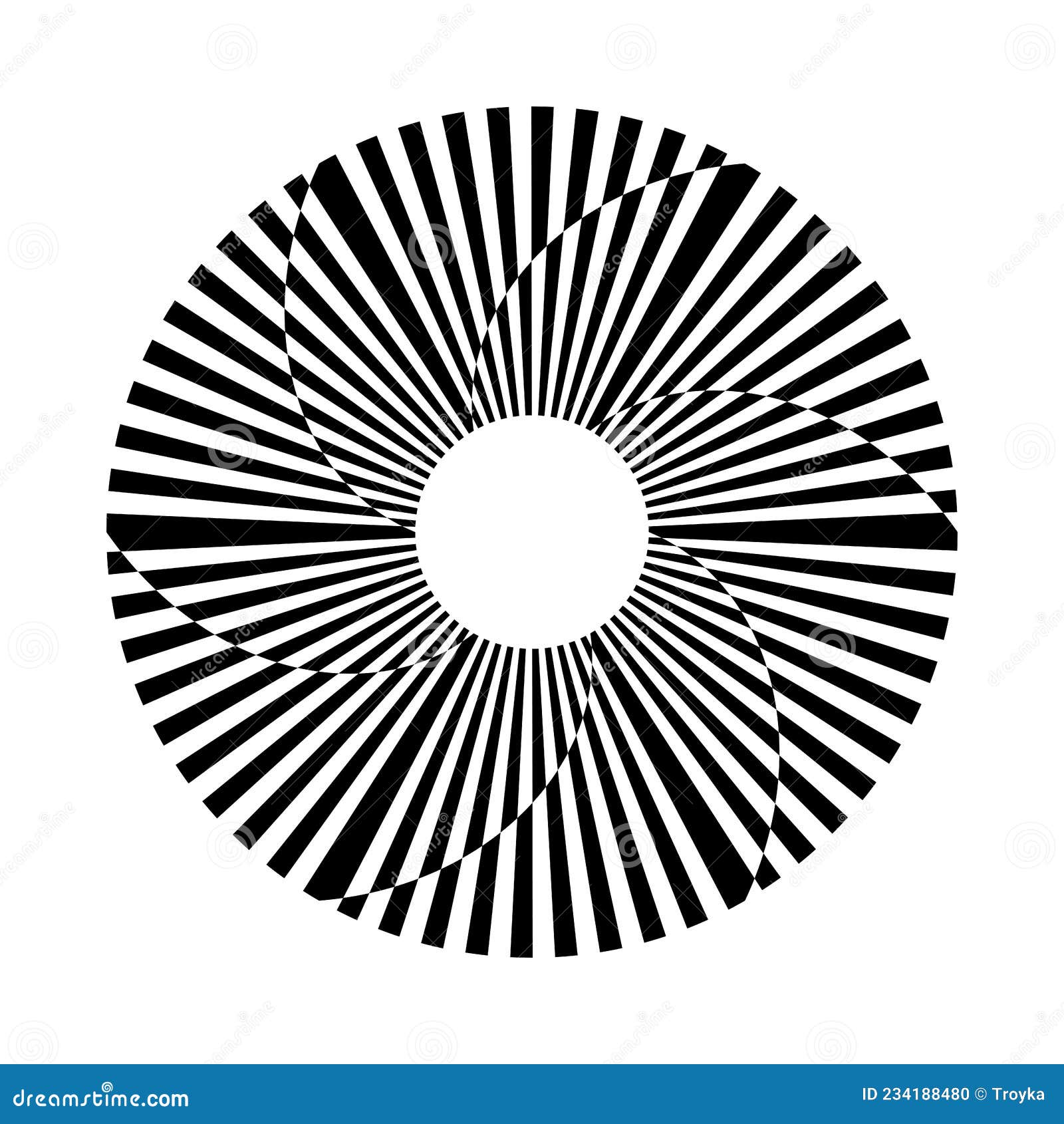 Abstract Circle Rotation Circular Design Element Stock Vector ...