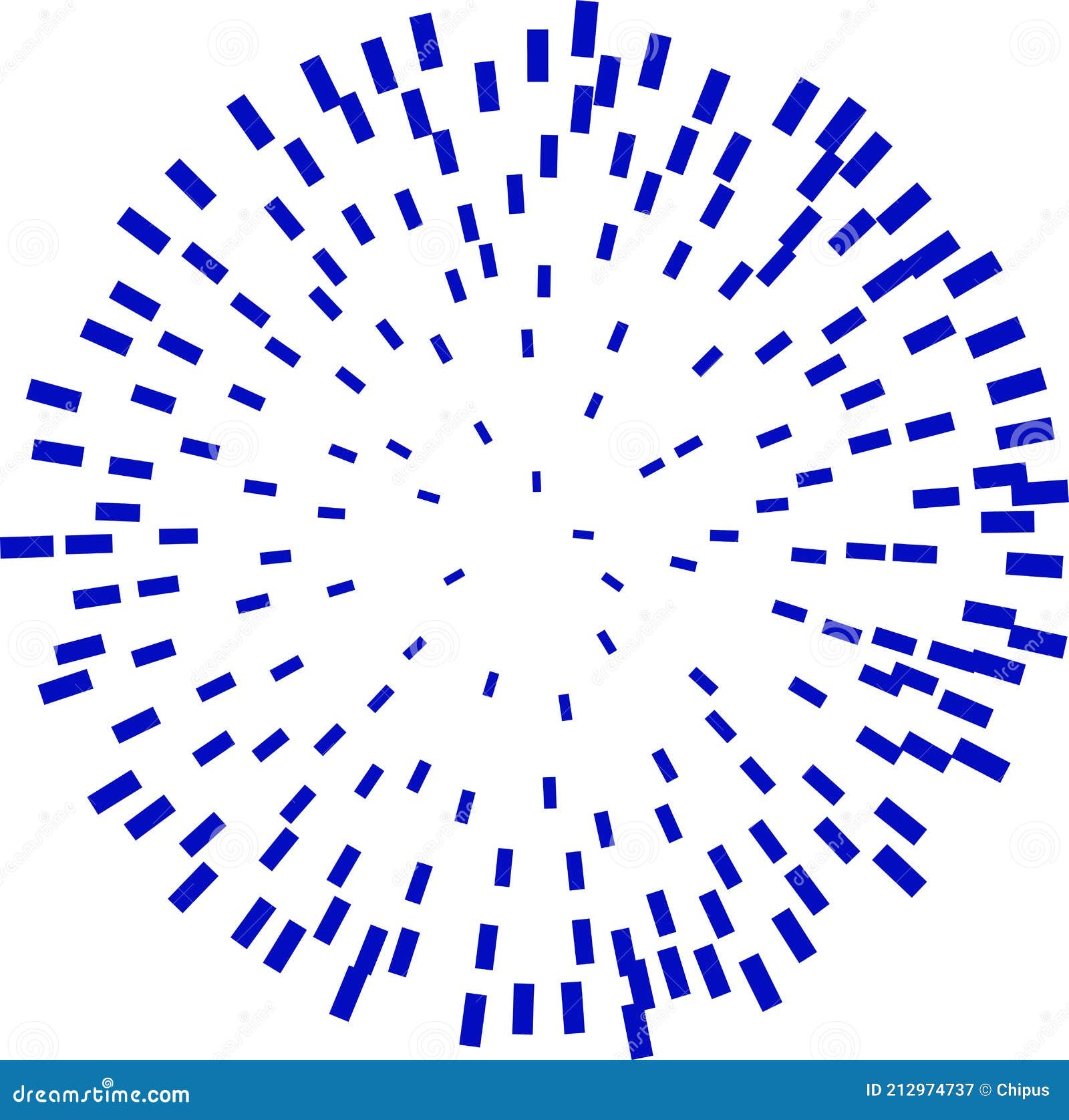 Abstract Circle Shape Consisted of Particles. Stock Vector ...