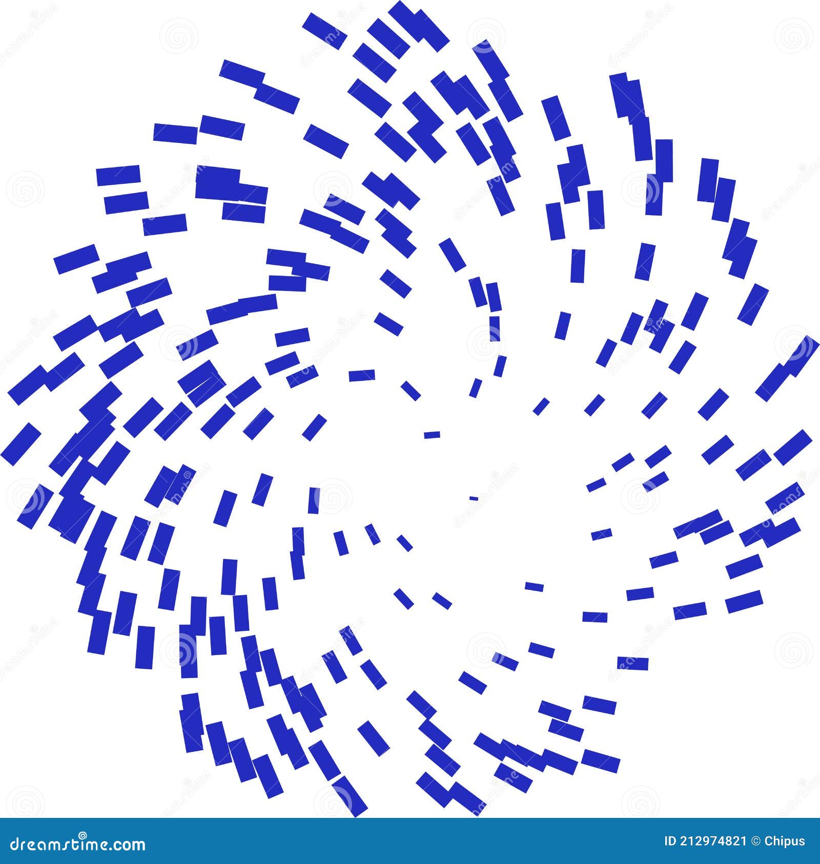Abstract Circle Shape Consisted of Particles. Stock Vector ...