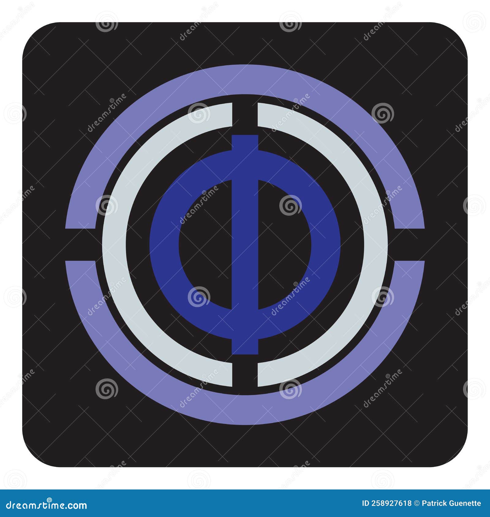 Abstract Circle Shape, Icon Stock Vector - Illustration of abstract ...