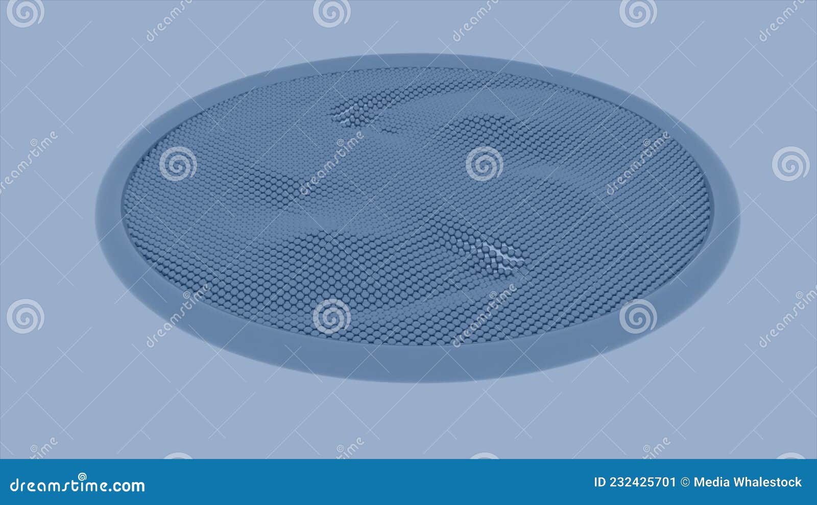 Abstract Circle Shaped Figure with Unknown Substance Inside. Design ...